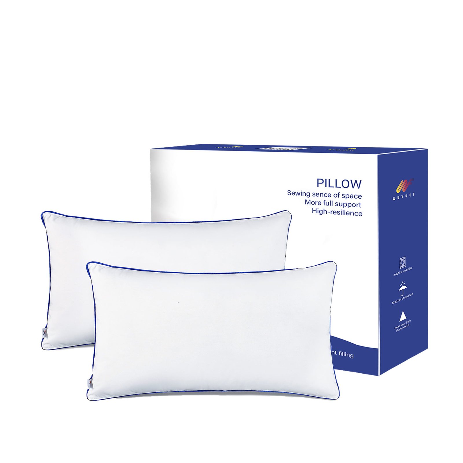 Throw pillow inserts 2 PCS - wuuyuef High-quality pillow forms